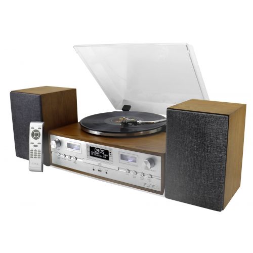 Soundmaster PL895 - Retro muziekcenter met platenspeler, DAB+/FM, CD ...